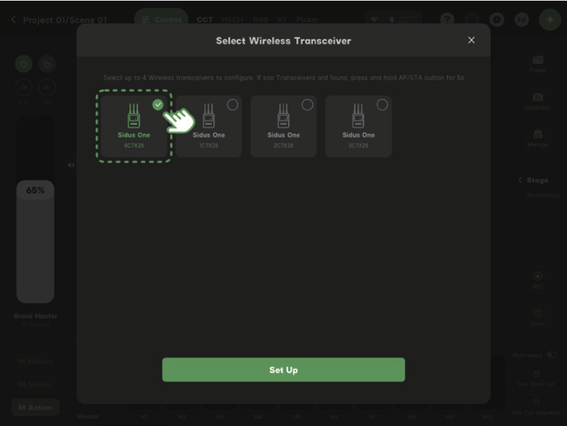 [Sidus One] Setup (4) Sidus Ones with Sidus Link Pro to control (4) separate Universes